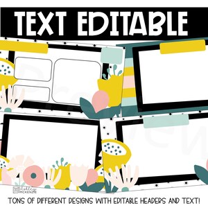 Vintage Blooms Google Slides and Powerpoint Templates, Digital ...