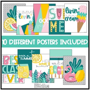 Sweet Summer Bulletin Board or Classroom Door Decor, End of Year ...