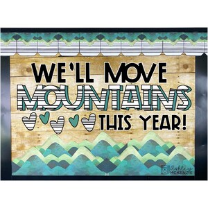 Mountain Back to School Bulletin Board or Classroom Door - Etsy
