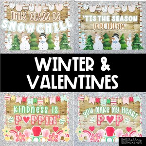 Bulletin Board Kits Bundle #6 Seasonal Classroom Decor for All Year ...