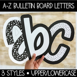 Black and White Classroom Decor Back to School Bulletin Board ...