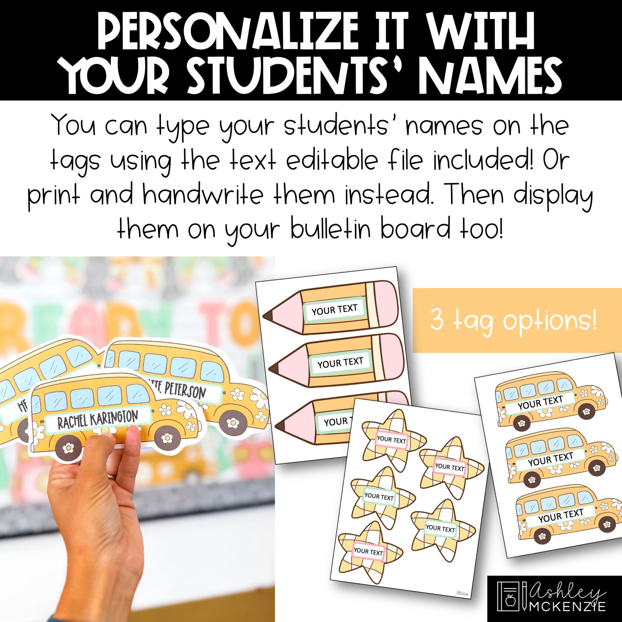 Ready to Roll Back to School Bulletin Board Idea Fall Door Decor ...