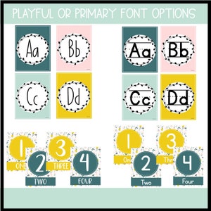 Vintage Floral Blooms Classroom Decor Bundle, Easy and Modern Classroom ...