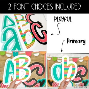 Neon Bright Classroom Decor Back to School Bulletin Board Ideas ...