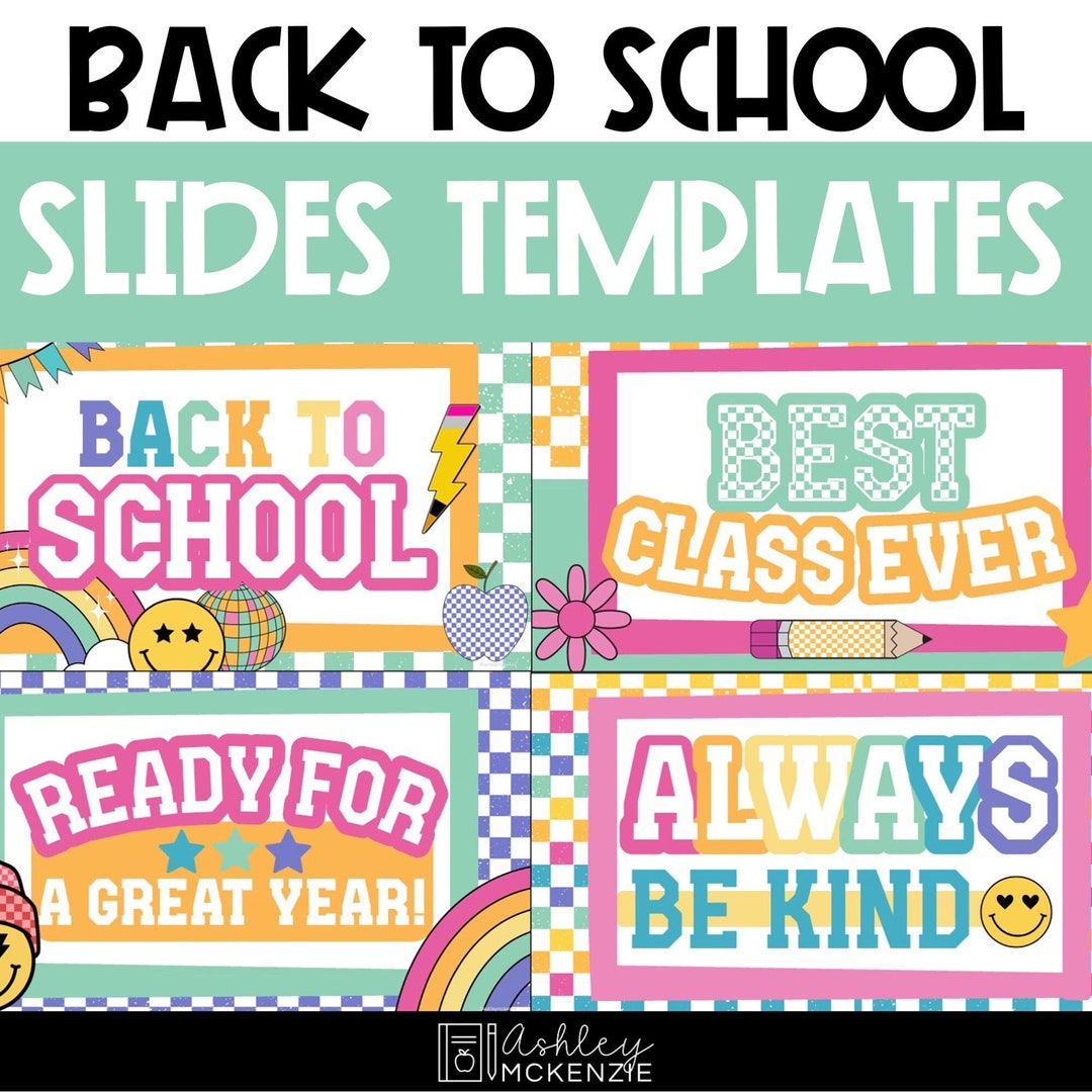 Back to School Google Slides and Powerpoint Templates Bright Classroom ...