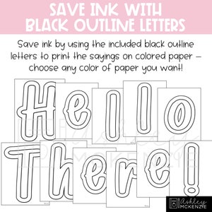 Pastel Colored Bulletin Board Letters With Punctuation and Numbers ...