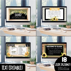 Fall Sunflowers Classroom Decor, Bulletin Board Kit, Classroom Posters ...