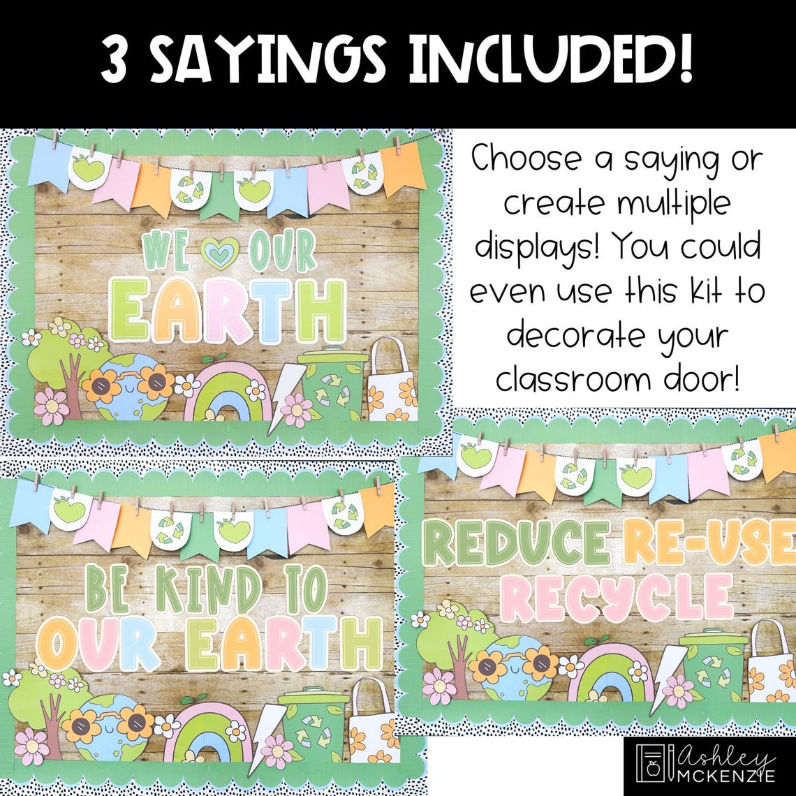 Earth Day Bulletin Board, April Bulletin Board Ideas, Printable Borders ...
