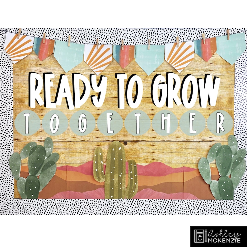 Boho Desert Classroom Decor, Bulletin Board Kit, Classroom Posters ...