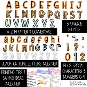 Fall Pumpkins Classroom Decor, A-Z Bulletin Board Letters, Punctuation ...