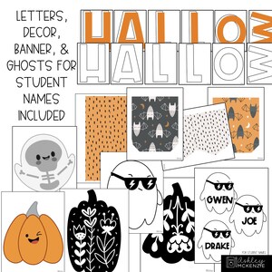 Halloween Bulletin Board Kit We Are the Boo Crew Classroom Decorations ...