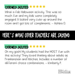 Halloween Classroom Activity Fall Writing Prompts If My Teacher Turned ...