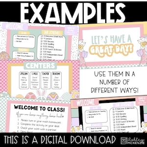 Retro Spring Themed Google Slides and Powerpoint Templates, Easter ...