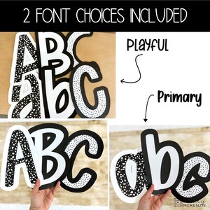 Black and White Classroom Decor Back to School Bulletin Board ...