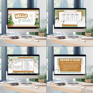 Winter Chill Themed Google Slides and Powerpoint Templates, Seasonal ...
