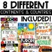 Continents and Countries Bundle, Powerpoint Lessons and Activities Pack ...