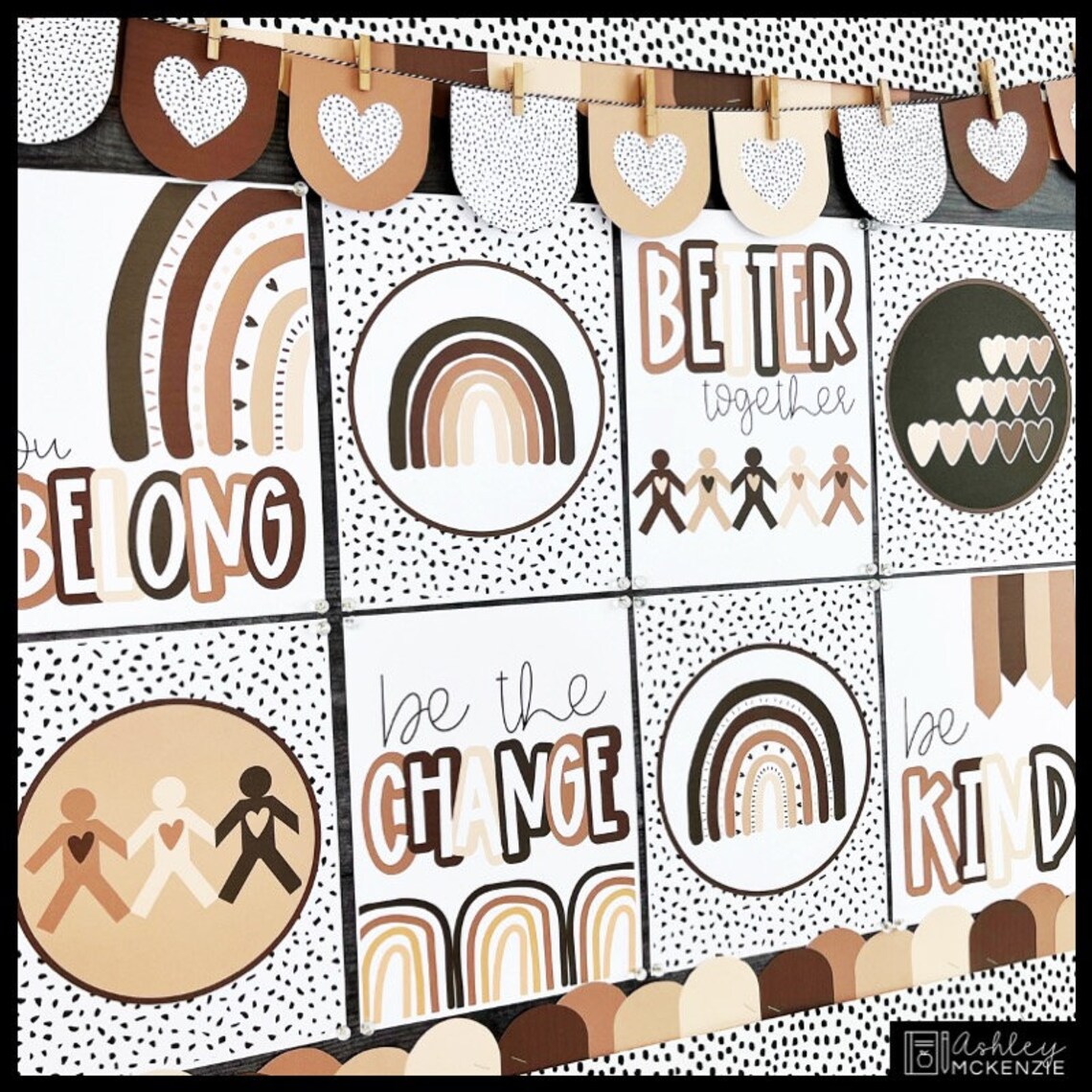 Diversity Bulletin Board Kit Unity Classroom Posters Easy - Etsy