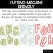 Spring Classroom Decor, Primary Font A-Z Bulletin Board Letters ...