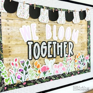 Wildflowers Themed Classroom Decor Bundle, Editable Classroom Decor ...
