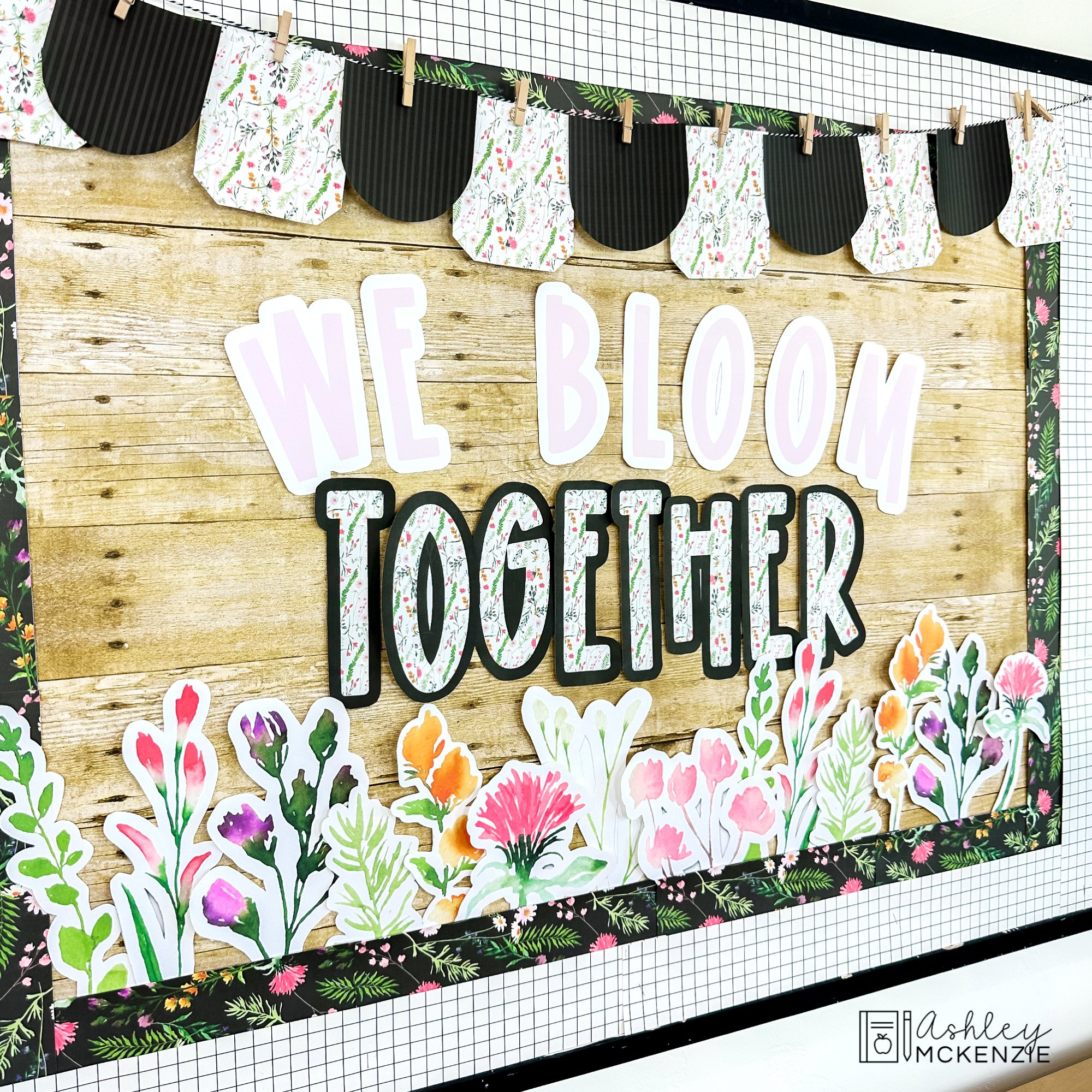 Wildflower Classroom Decor Bundle Elementary Classroom Theme Editable ...