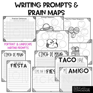 Cinco De Mayo Writing Crafts, May Creative Writing Prompts, Easy ...