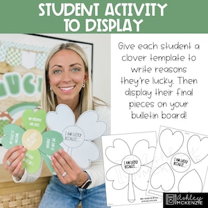 Retro St. Patrick's Day Bulletin Board Kit, Spring Holidays Theme, Easy ...