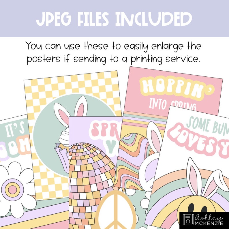 Retro Spring Classroom Decor, Pastel Colors, April Bulletin Board Ideas ...