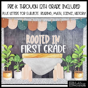 Plant Life Back to School Bulletin Board or Classroom Door Decor, Easy ...