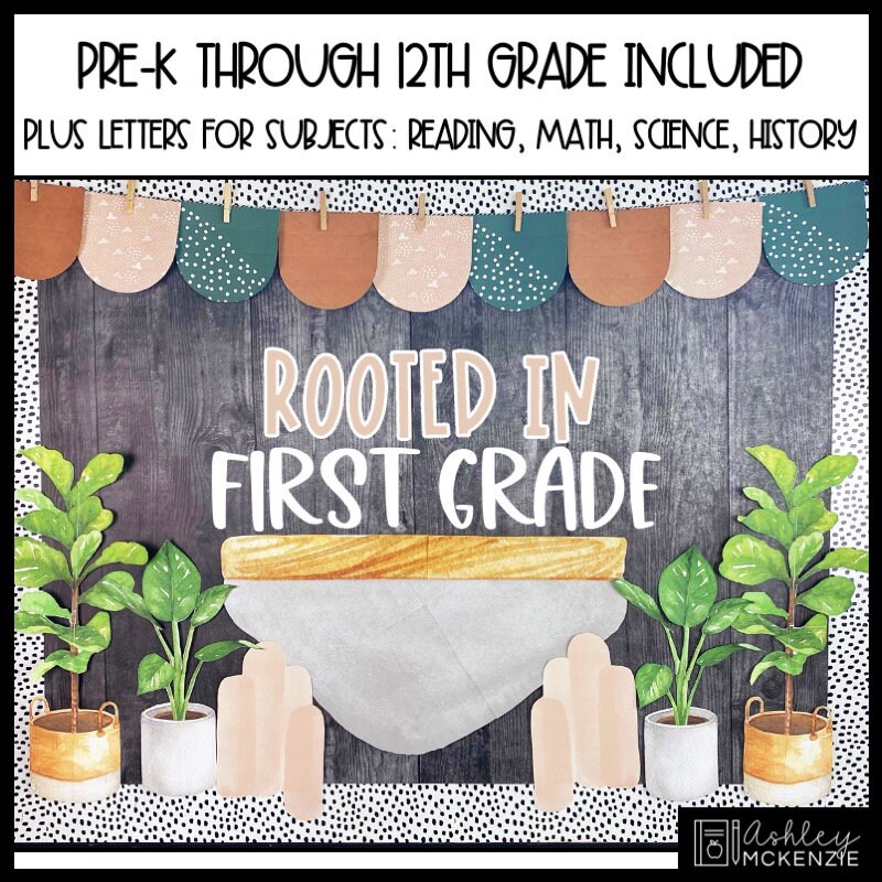 Plant Life Back to School Bulletin Board or Classroom Door - Etsy