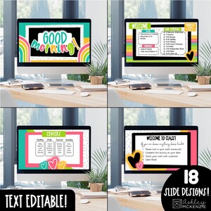 Neon Bright Classroom Decor Back to School Bulletin Board Ideas ...