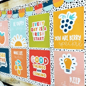Modern Fruit Themed Classroom Posters Easy and Modern - Etsy