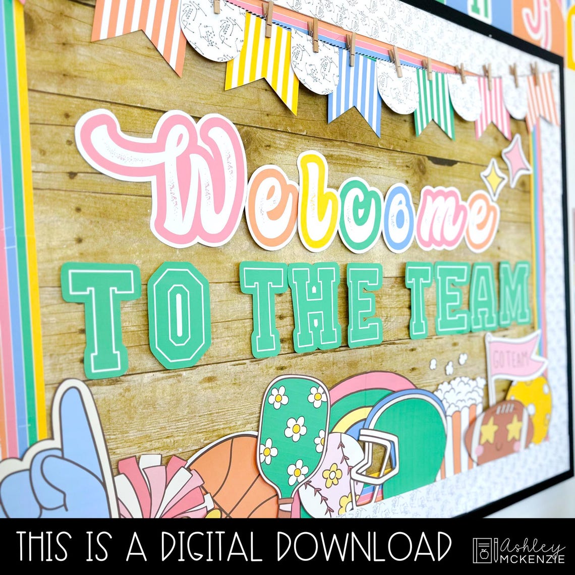 Sports Bulletin Board Bundle, Motivational Posters, Google Slides ...