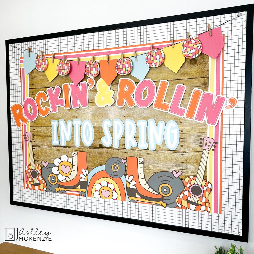 Spring Bulletin Board, March Bulletin Board Ideas, Printable Borders ...