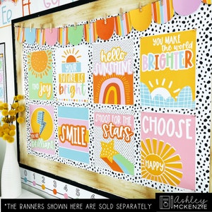 Sunshine Themed Classroom Posters, Easy and Modern Classroom ...