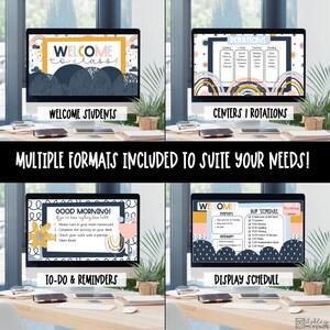 Daily Slides Morning Meeting Templates Bundle for All Year Digital ...
