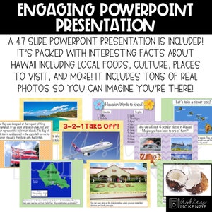 A Trip to Hawaii Powerpoint Lesson and Activities Pack Virtual Field ...