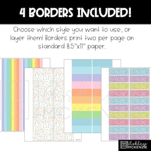 Pastel Sweets Back to School Classroom Decor, Bulletin Board Kit ...