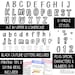 Black and White Classroom Decor Terrazzo Primary Font Printable ...