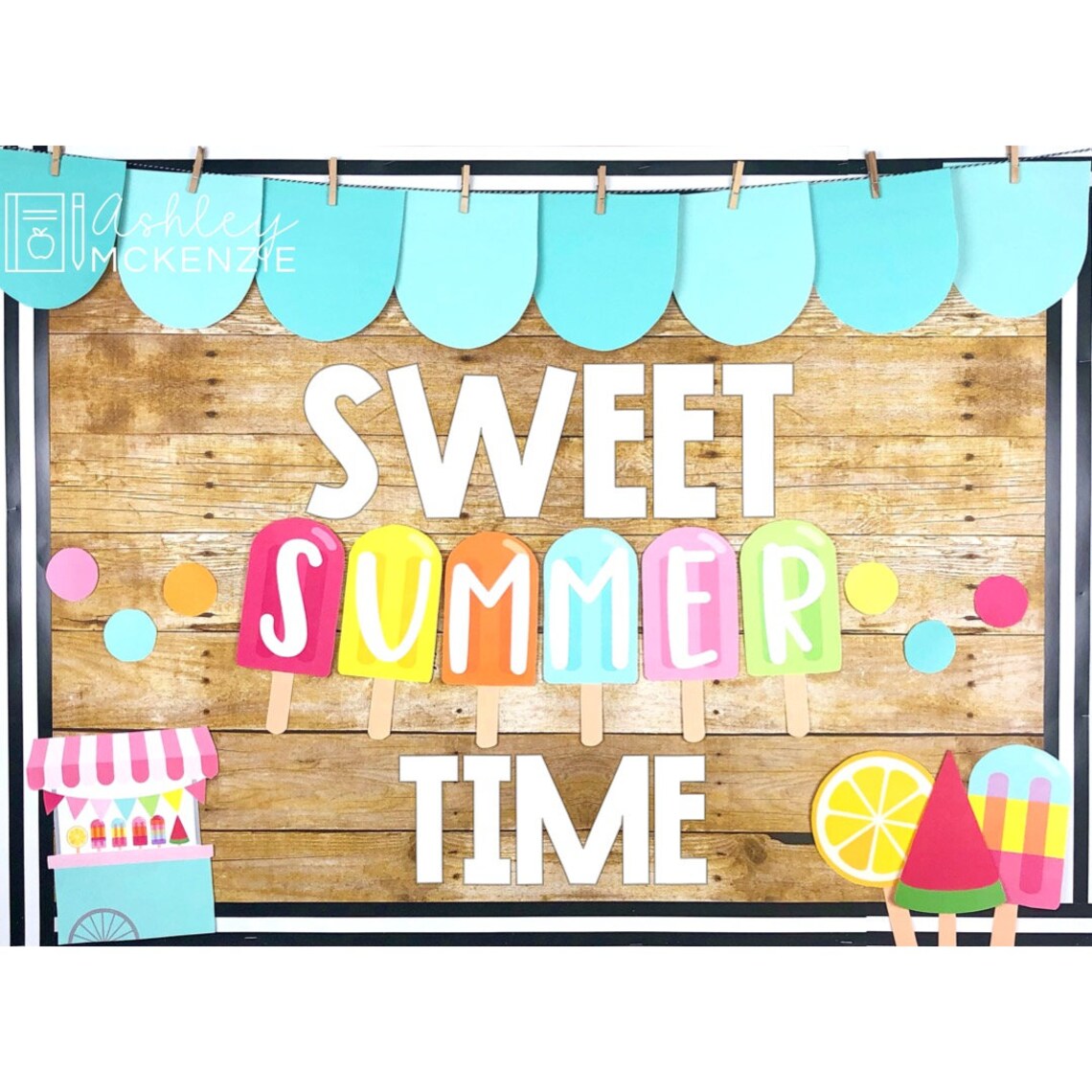 Summer Bulletin Board or Classroom Door Decor Popsicle Theme | Etsy UK