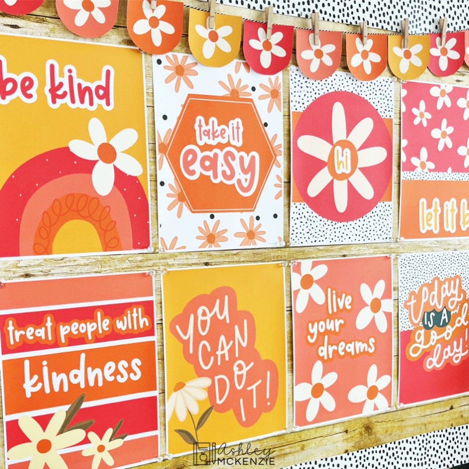 Daisy Themed Back to School Classroom Decor Bulletin Board - Etsy
