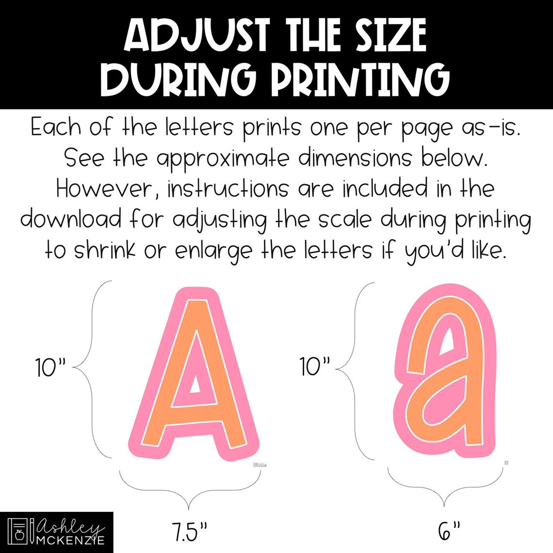 Spring Bulletin Board Letters, Punctuation and Numbers, Printable ...