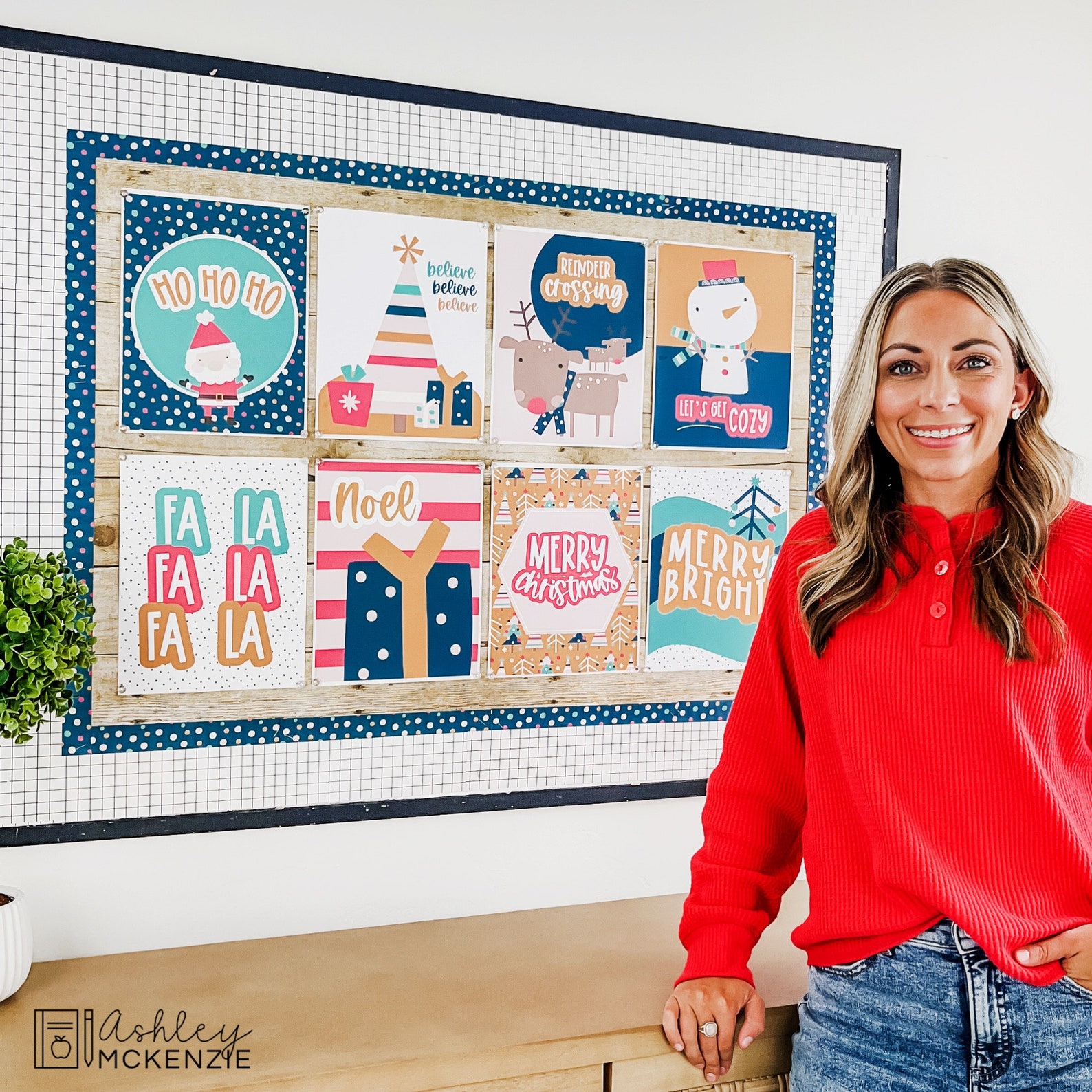 Festive Christmas Holiday Classroom Posters December Theme - Etsy