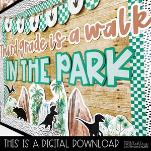 Modern Dinosaur Classroom Theme Back to School Bulletin Board Kit ...