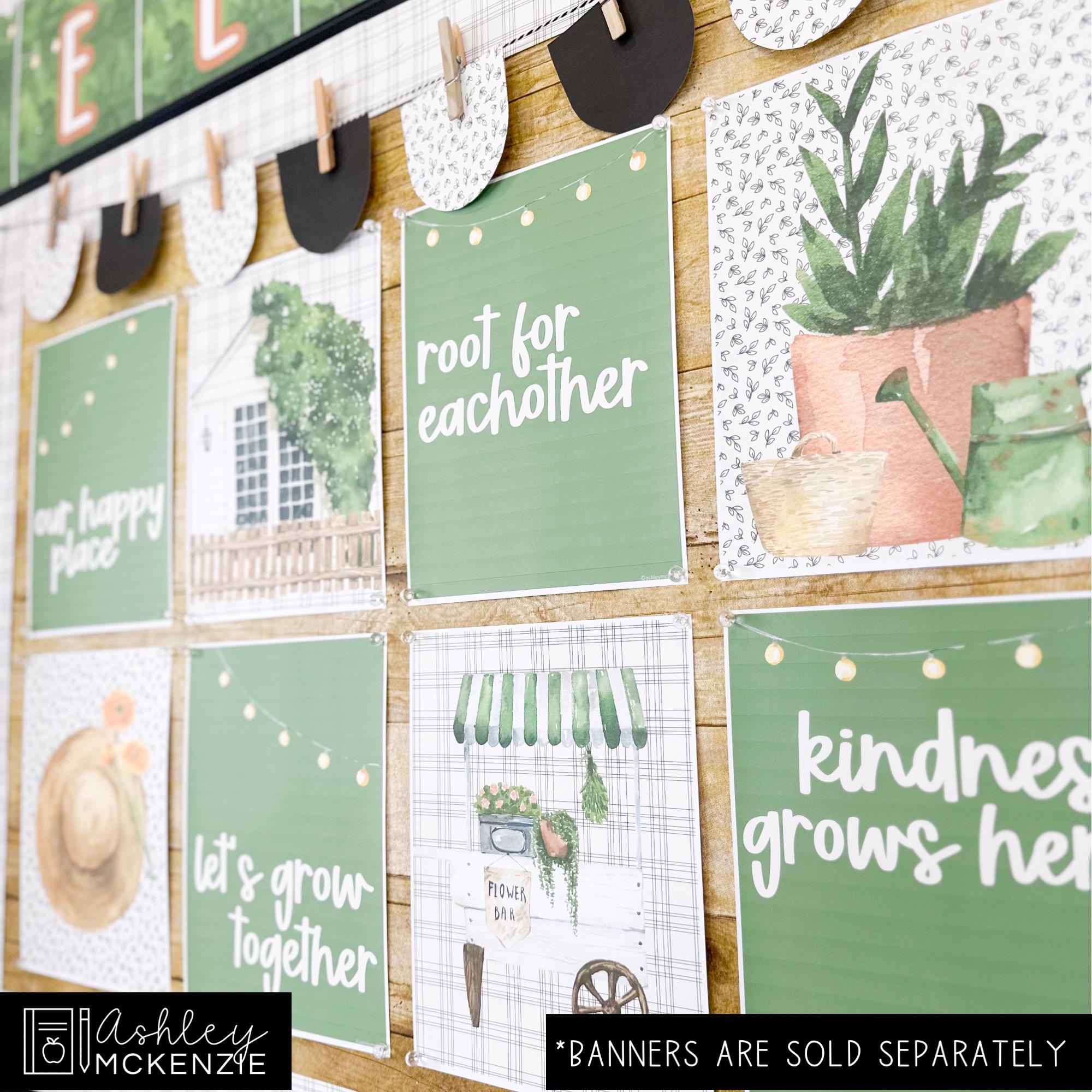 Modern Garden Bulletin Board Ideas, Motivational Posters & Printable ...