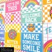 Back to School Classroom Posters BTS Smiles Theme Text Editable Posters ...