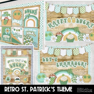 Retro Holidays and Seasonal Classroom Decor, Bulletin Board Kits ...