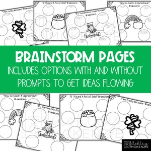 St. Patrick's Day Writing Crafts, March Creative Writing Prompts, Easy ...