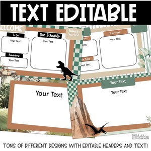 Modern Dinosaur Classroom Theme Google Slides and Powerpoint Templates ...