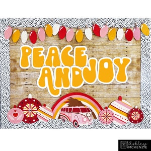 Retro Christmas Classroom Decor, Bulletin Board Kit, Classroom Posters ...