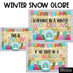 Winter Bulletin Board Kits Bundle, Seasonal Classroom Decor, Easy and ...
